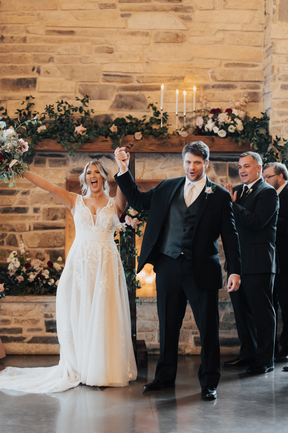 Blush and Burgundy Winter Texas Wedding - Storyboard Wedding